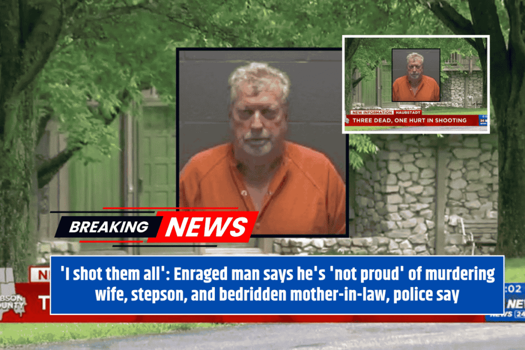 'I shot them all': Enraged man says he's 'not proud' of murdering wife, stepson, and bedridden ...