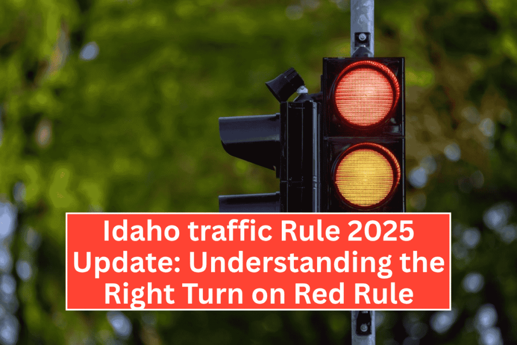Idaho traffic Rule 2025 Update: Understanding the Right Turn on Red ...