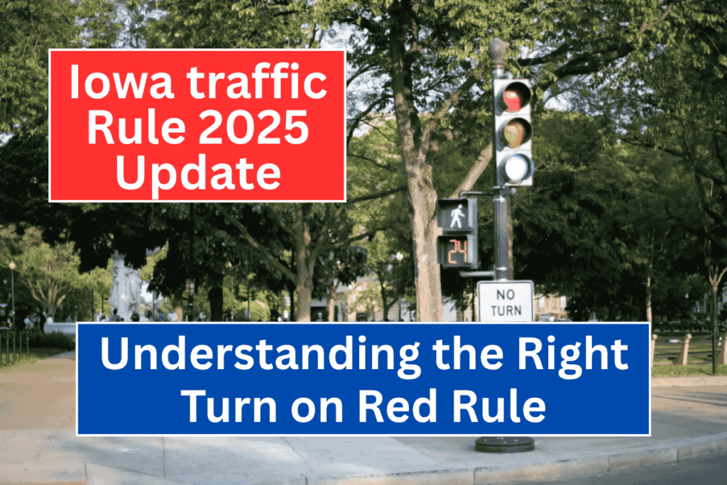 Iowa traffic Rule 2025 Update: Understanding the Right Turn on Red Rule ...
