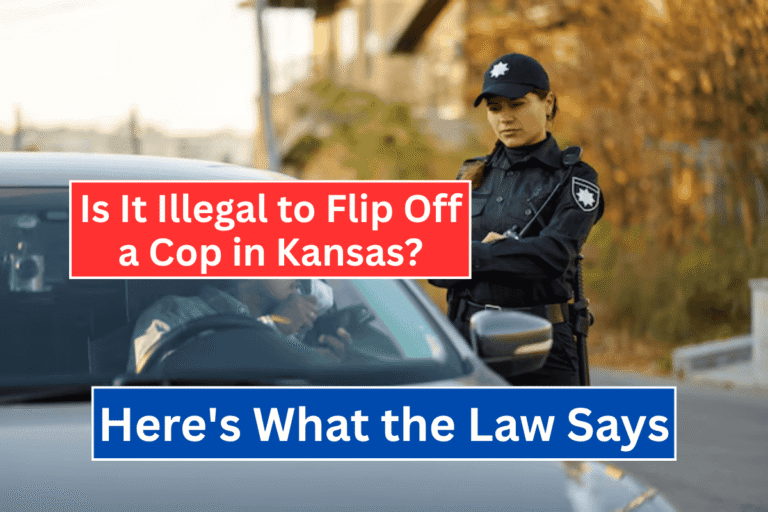 Is It Illegal to Flip Off a Cop in Kansas? Here's What the Law Says ...