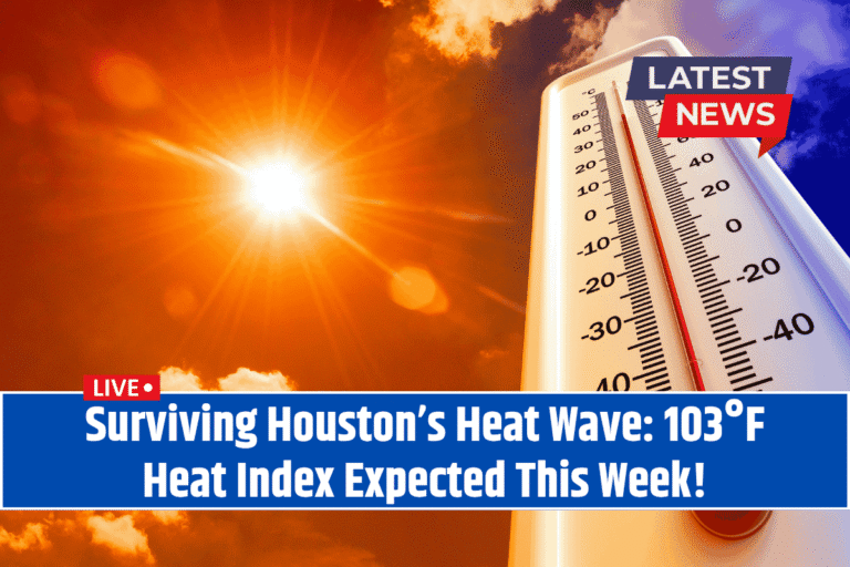 Surviving Houston’s Heat Wave: 103°F Heat Index Expected This Week ...